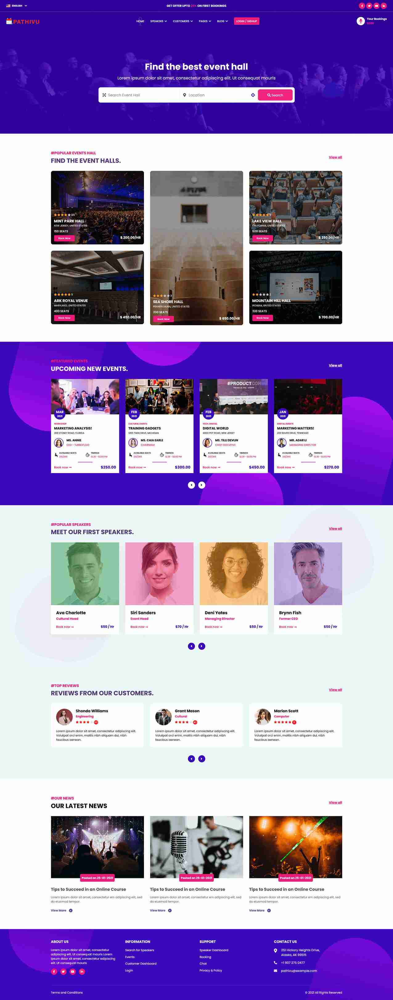 Multipurpose Online Appointment Booking Template | Pathivu